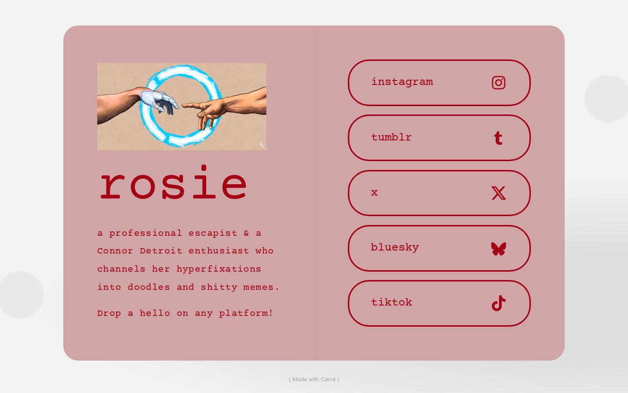 rosie’s carrd